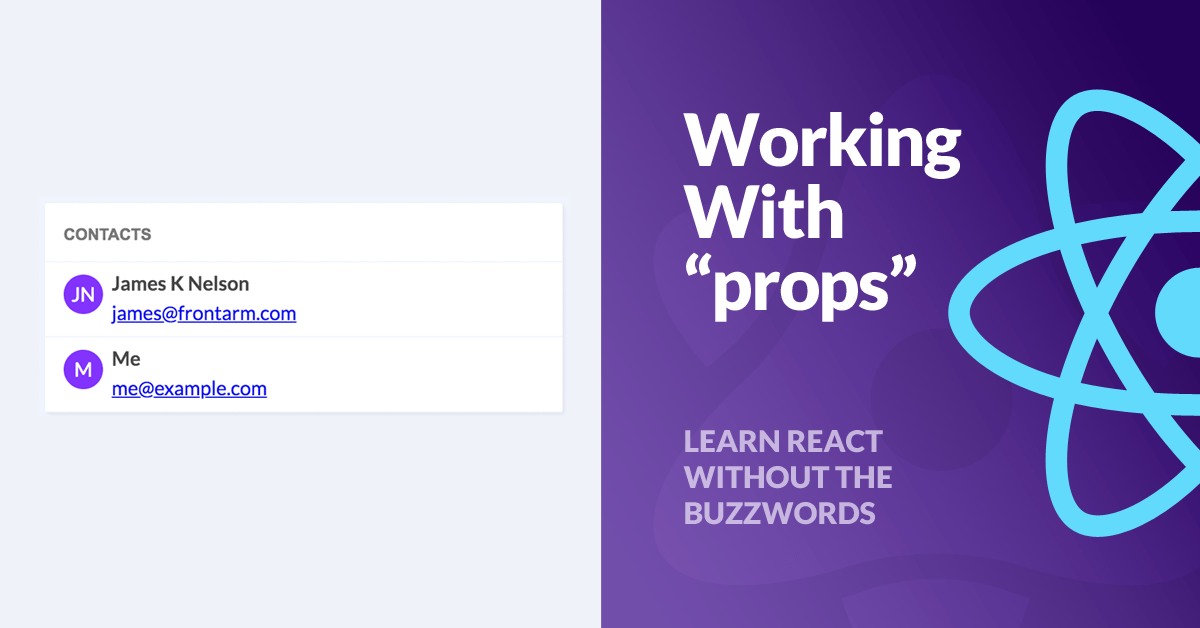 Working with React props – Frontend Armory